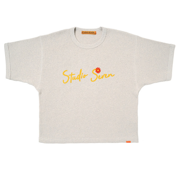 Flower Waffle SS Tee | STUDIO SEVEN (スタジオ セブン)